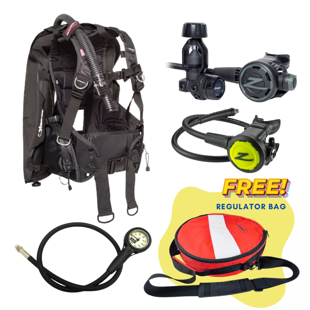 Zeagle Scout BCD With Zeagle F8 Regulator Set (2) | Shopee Malaysia
