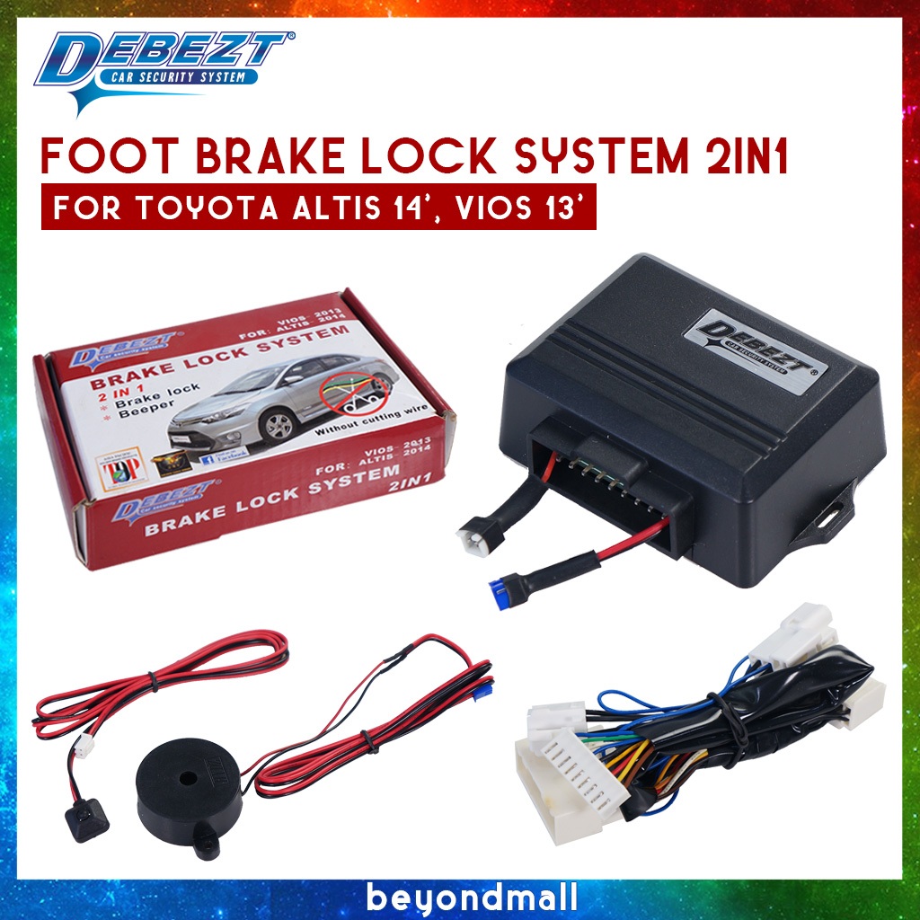 TOYOTA VIOS 13Y BRAKE LOCK / ALTIS 14Y BRAKE LOCK WITH BUZZLE (PLUG ...