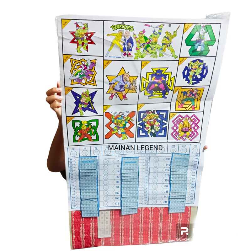 Kad Tikam Mainan Legend Nostalgia Dulu Dulu | Shopee Malaysia