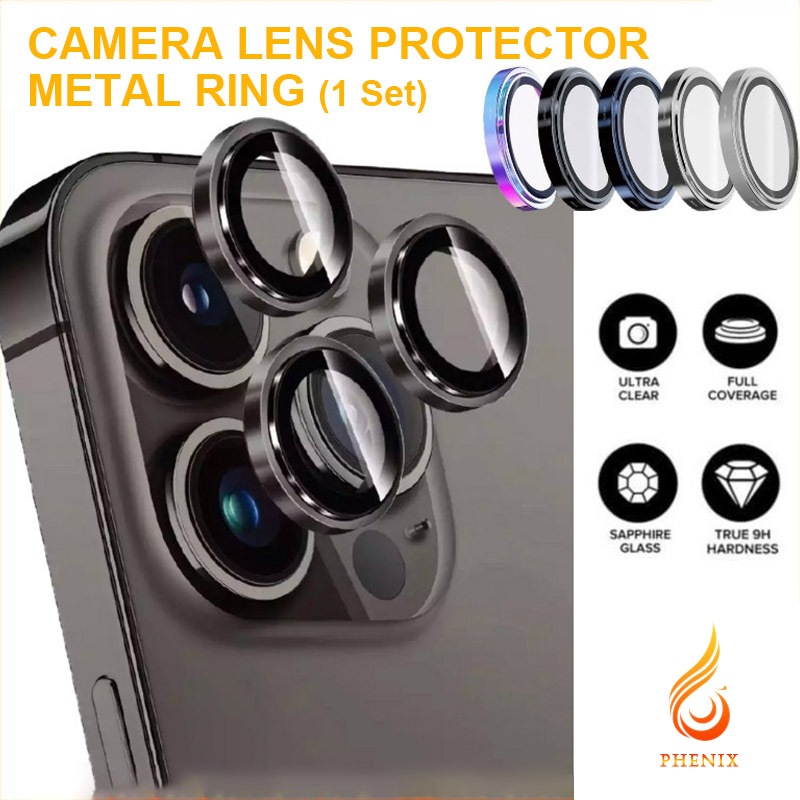 For iPhone 15 PRO MAX 15 PLUS 14 13 MINI 11 12 Camera lens protector ...