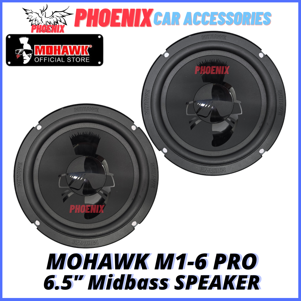 6.5'' 📢 MOHAWK SILVER M1 Series 6.5 INCH BASS MID SPEAKER M1-6 PRO ...