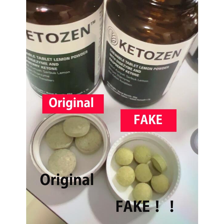【有真假对比！！】KETOZEN甩油王👉🏻阻-解-燃-肝-肠-消，健康瘦身启动6大功效的减脂糖！ | Shopee Malaysia