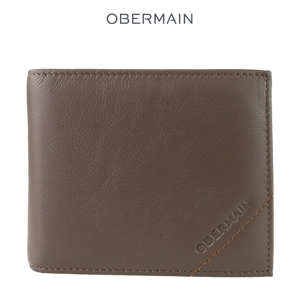 OBERMAIN RFID Short Wallet / Genuine Leather / Brown / OBW263G1 ...