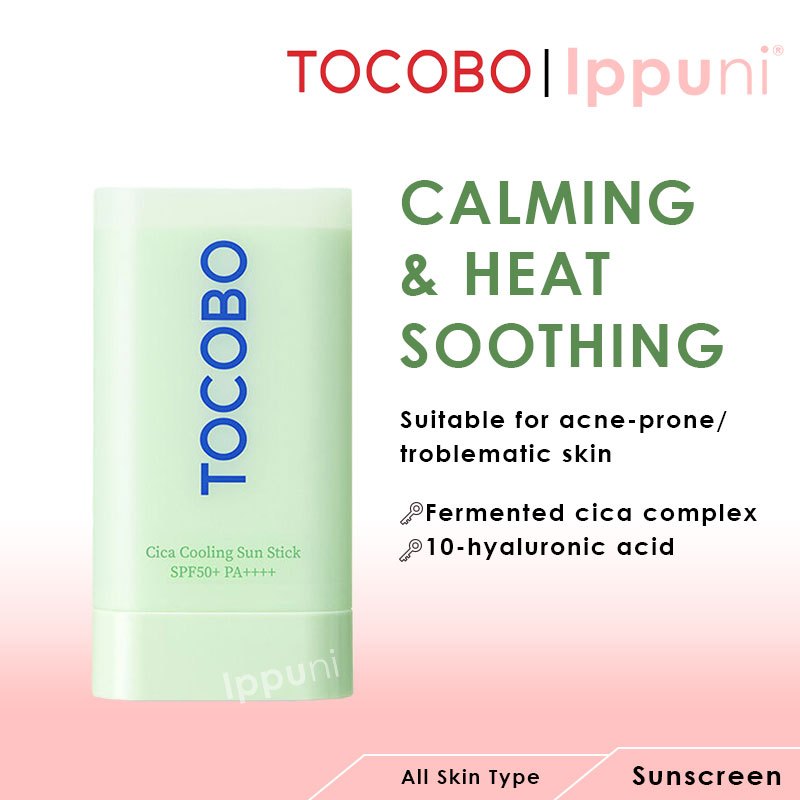 Tocobo Cica Cooling Sun Stick SPF50+ PA++++ 18g | Shopee Malaysia