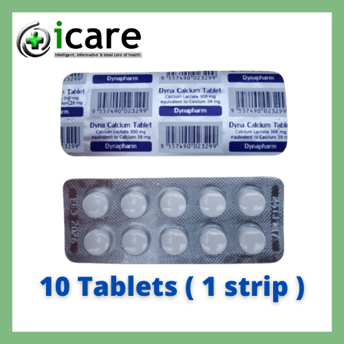 DYNA CALCIUM LACTATE TABLET 10'S ( EXP DATE : 10/2026 ) | Shopee Malaysia