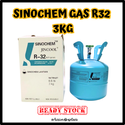 R32 Gas Air Conditioning gas 3KG Aircond Air Conditioning Ready Stock | Shopee Malaysia