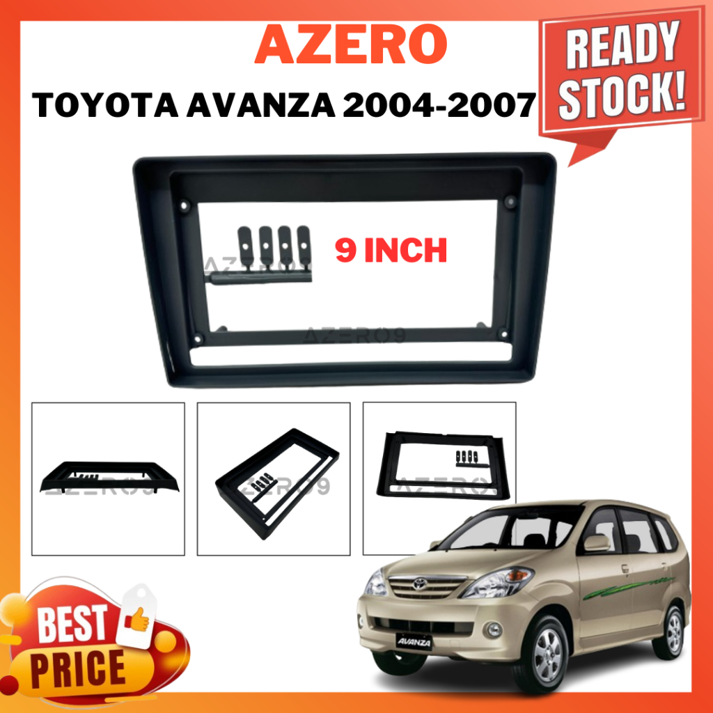 Android Player Casing 9" Toyota Avanza 2004-2007 (Small) (with/without ...