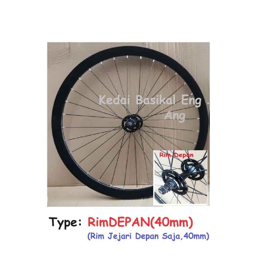 Ready Stok Rim Fixie rim 700 sesuai untuk basikal fixie size 700x18C ...