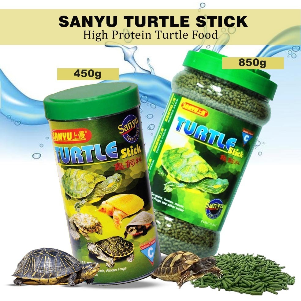 Sanyu Turtle Stick High Protein Pellet Turtle Food Makanan Kura Kura ...
