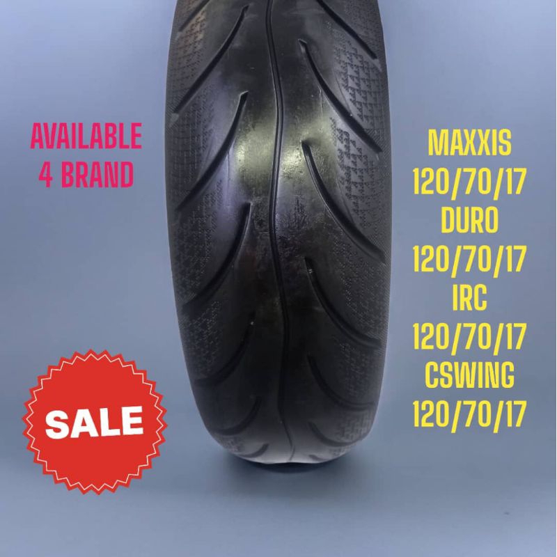 IRC MAXXIS CS WING DURO ORINGNAL TYRE 120/70/17 | Shopee Malaysia