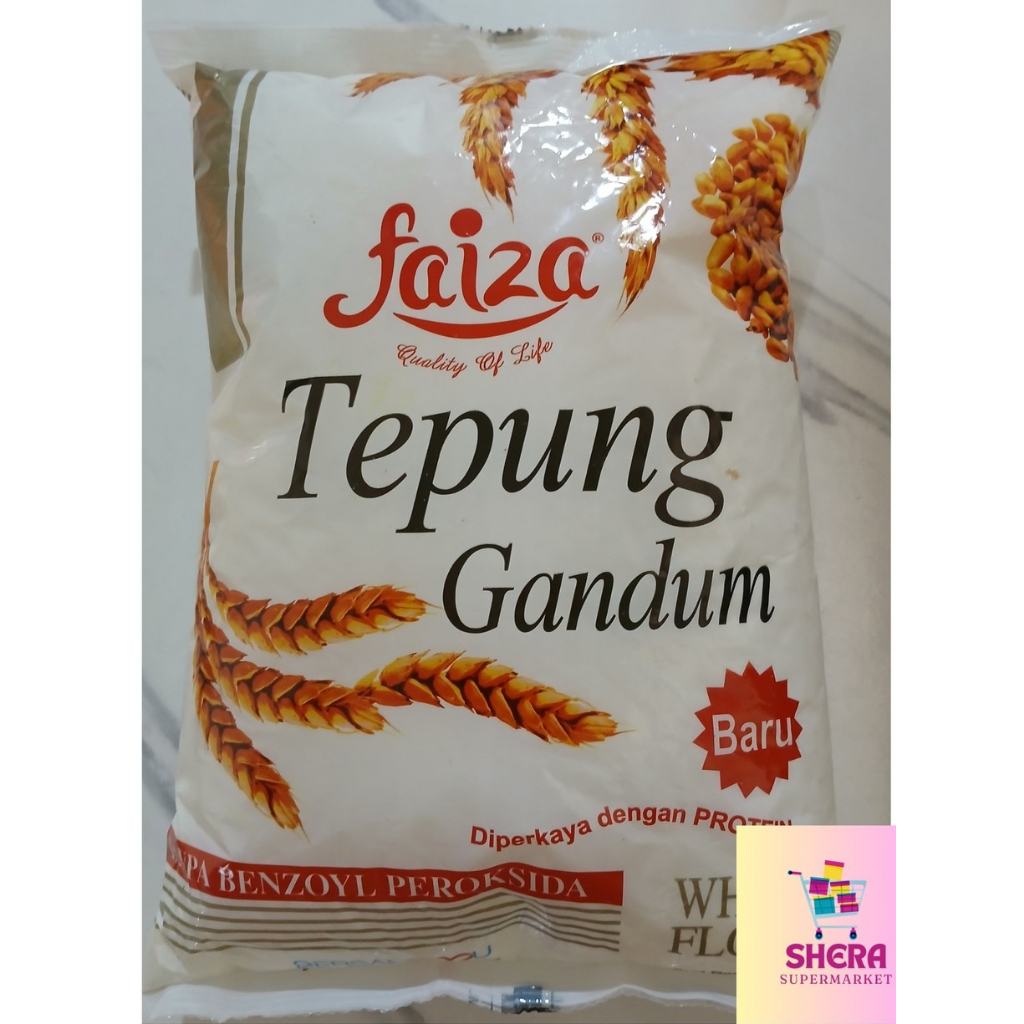 Faiza Wheat Flour / Tepung Gandum 1kg | Shopee Malaysia