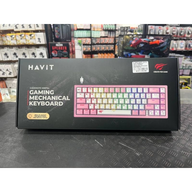 HAVIT GAMENOTE KB874L GAMING MECHANICAL KEYBOARD | Shopee Malaysia