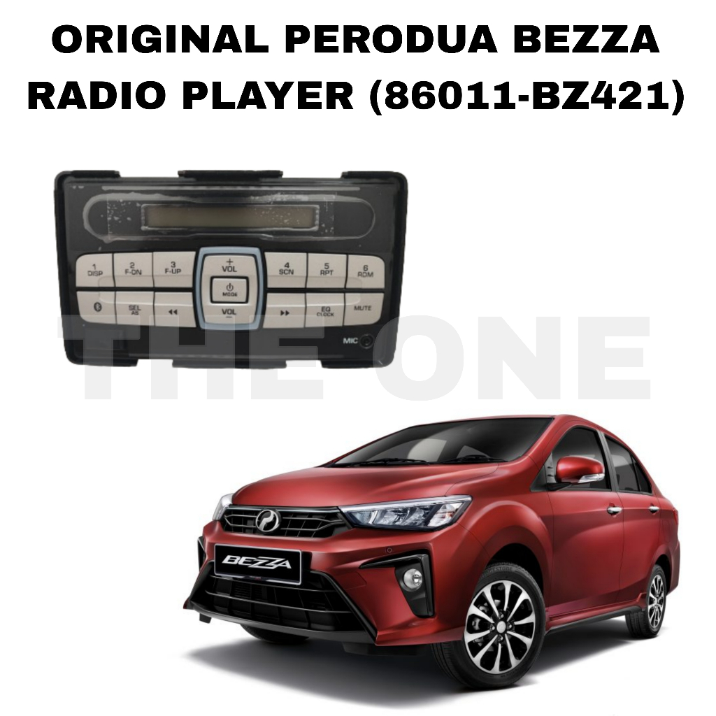 ORIGINAL PERODUA BEZZA RADIO PLAYER (86011-BZ421) | Shopee Malaysia