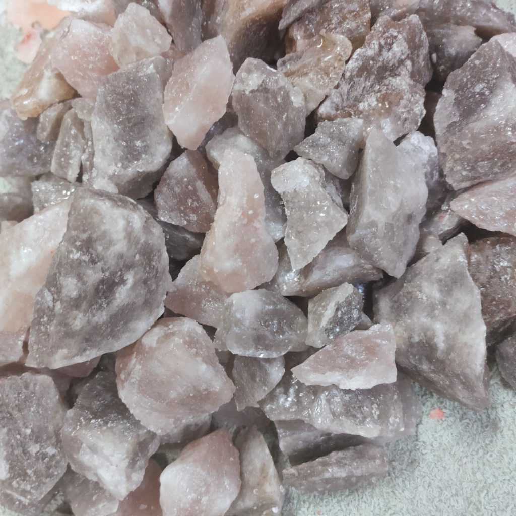 GRAY SALT 1kg Himalayan Rock Chunks ORIGINAL From PAKISTAN | Shopee ...