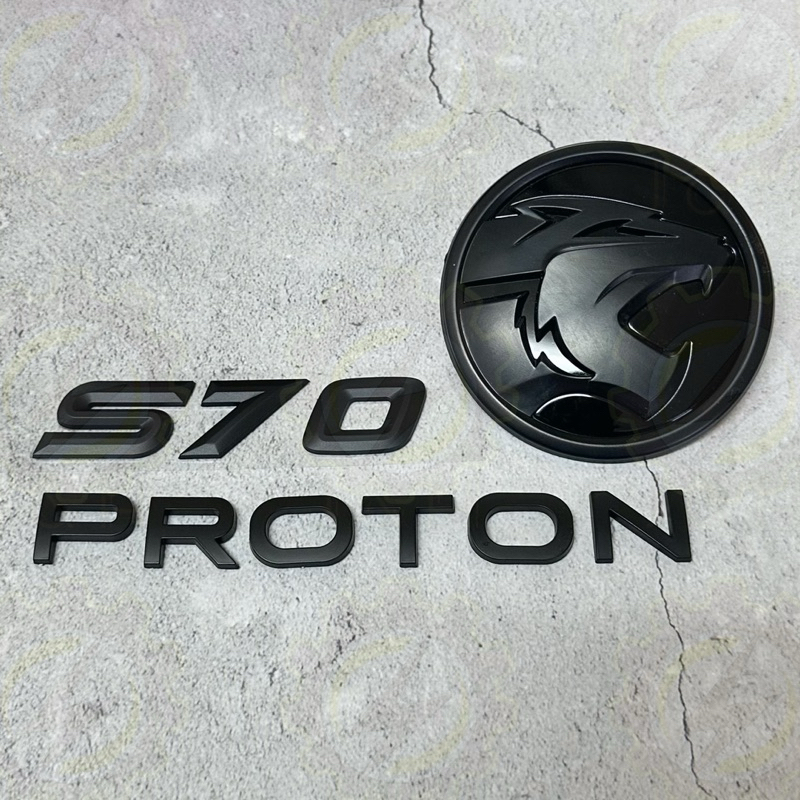 MATTBLACK SET🎉SET FOR 3 ITEM🎉 PROTON S70 MATTBLACK SERIES SET WORDING ...