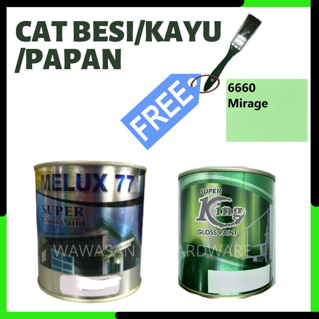 6660 Mirage SANCORA MELUX 77 GLOSS PAINT FOR WOOD & METAL 1 Litre / Cat ...