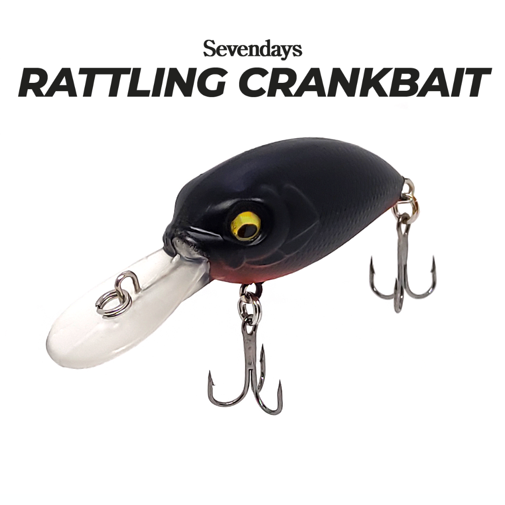 Rattling Crankbait 4cm/5g Fishing Lure Minnow Artificial Swim Bait ...