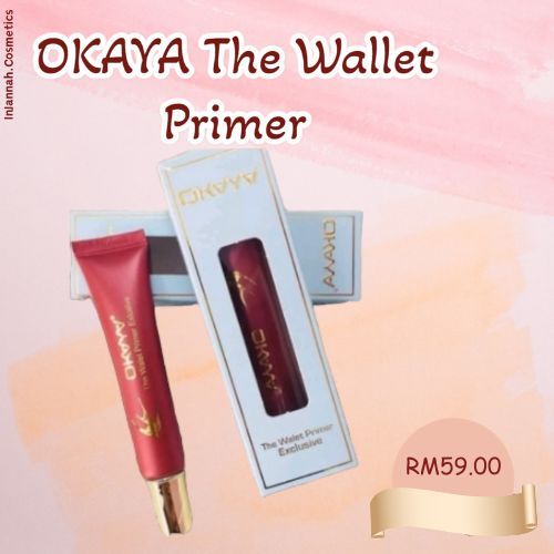 Okaya Wallet Primer Light Weight Texture Waterbase Long Lasting Makeup ...