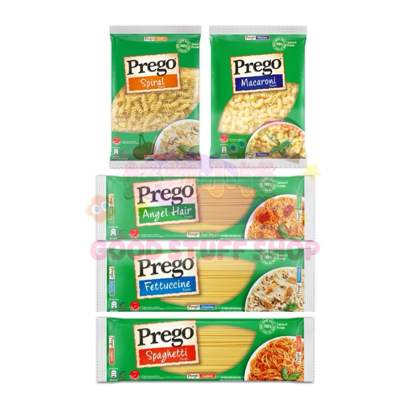Prego Spaghetti/Angel Hair/Fettuccine/Spiral Pasta/Macaroni(500g ...
