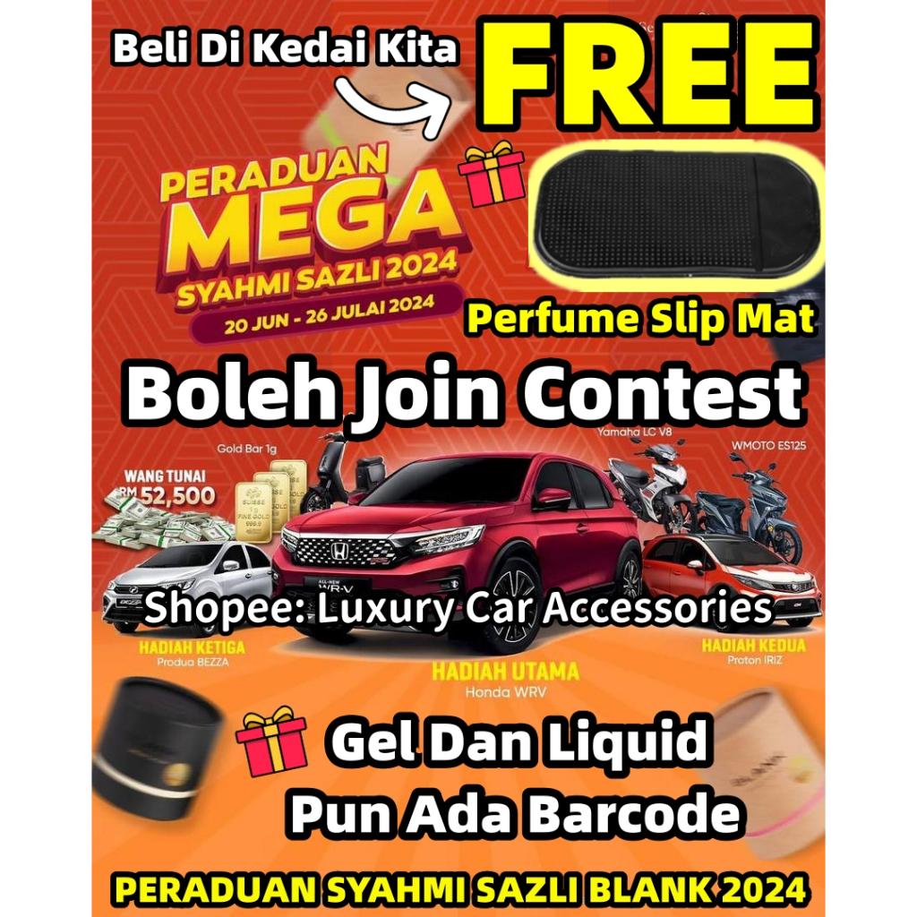 🎁Free Slip Mat🎁 Blank x SyahmiSazli Original BLANK Car Home Perfume ...