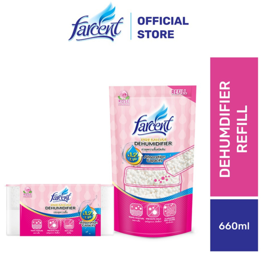 Farcent Dehumidifier Moisture Absorber Refillable Starter Refill Rose (660ml) | Shopee Malaysia