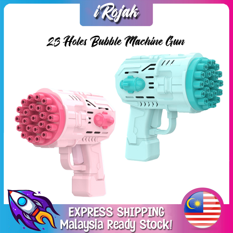 [iRojak] Automatic Bubble Blower Bubble Machine Gun Handheld Bubble ...