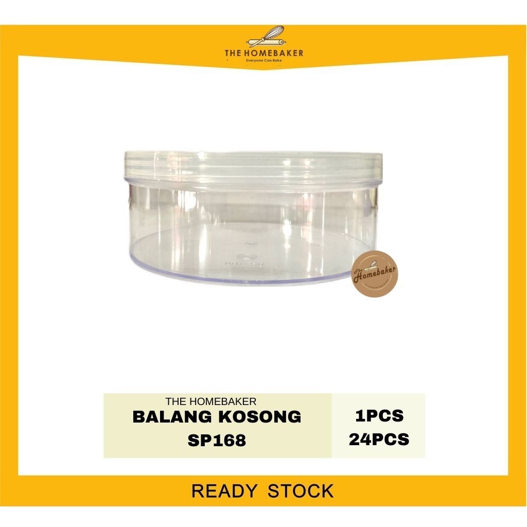 Bekas Kuih Raya Transperant Bulat / Cookies Container Transparant Round ...