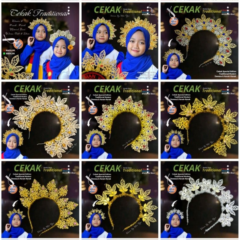 Cekak Sanggul Lintang, cekak Merdeka, cekak kanak kanak, cekak Budak ...