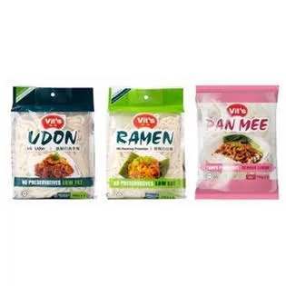 Ramen Pan Mee Noodles Udon Halal Vit's Fresh Cooked Noodles | Shopee ...