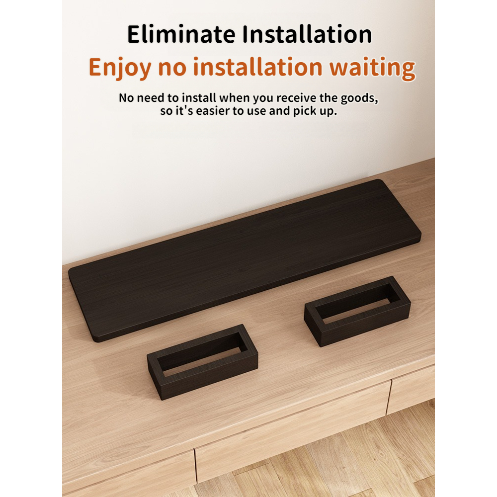 Monitor Stand Extended Width Wooden Universal Monitor Riser and Laptop ...