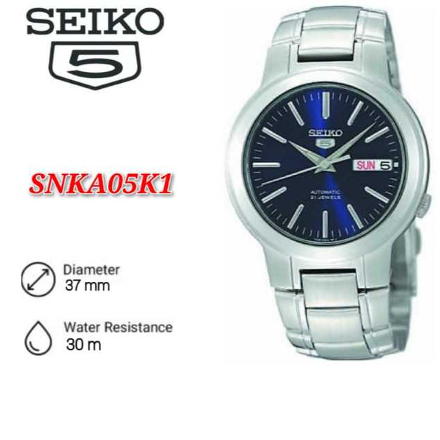 Seiko 5 Automatic 21 Jewels SNKA05K1 Men's Watch | Shopee Malaysia