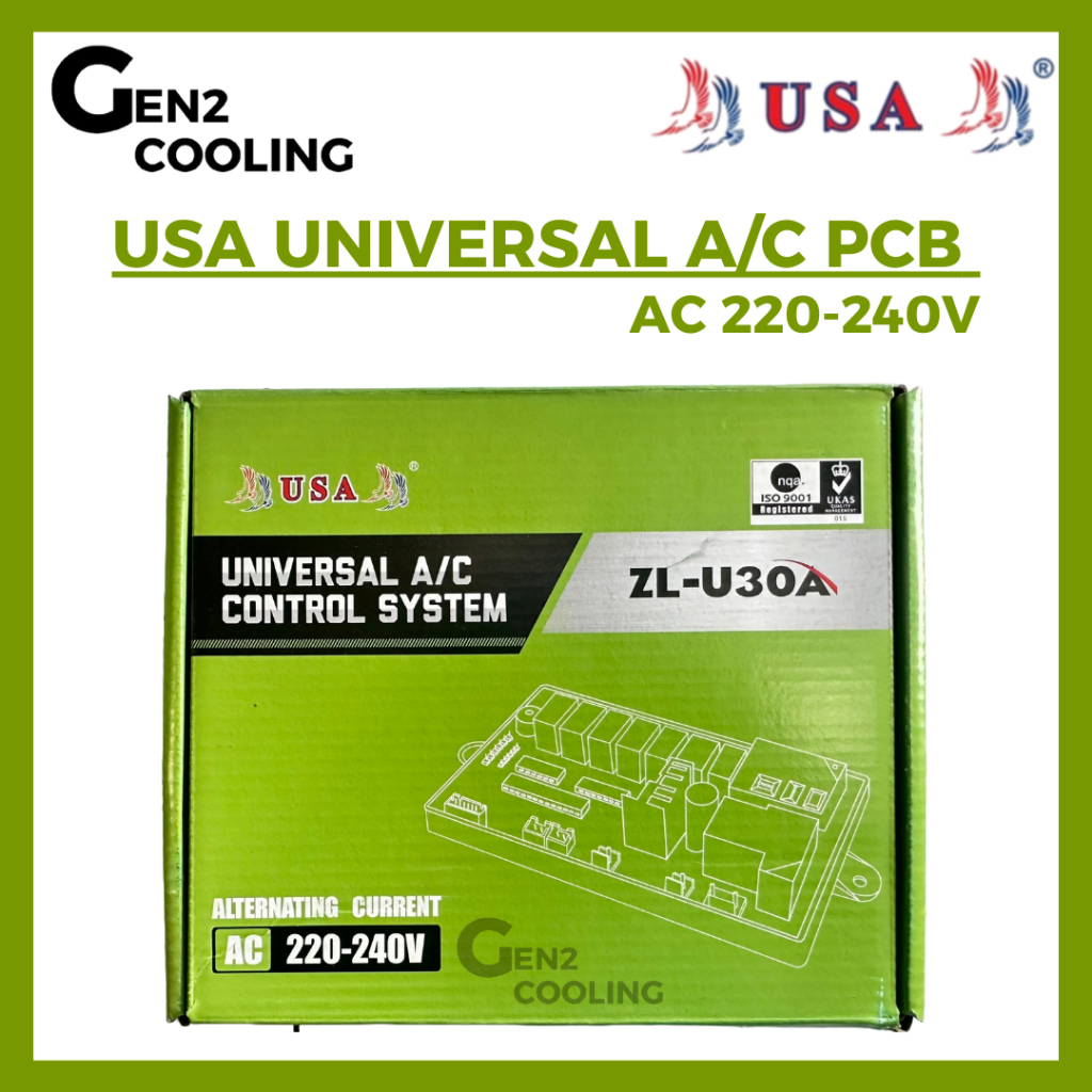 USA Universal Cassette/Ceiling Exposed Aircond AC PCB IC Board ZL-U30A ...