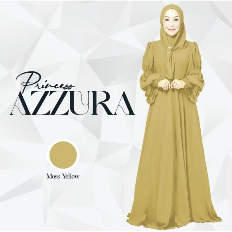 Princess Azzura Dress + Tudung Syria (Fit S-L Size) | Shopee Malaysia