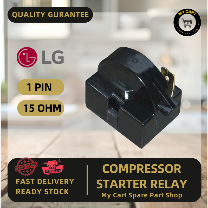 LG Fridge Compressor Starter Relay/Freezer PTC Relay Kompresor Peti Ais ...