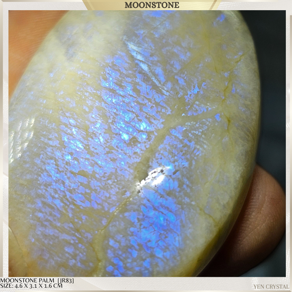 MOONSTONE PALMSTONE *HIGH QUALITY* IMPORTED from SRI LANKA [JR83 ...