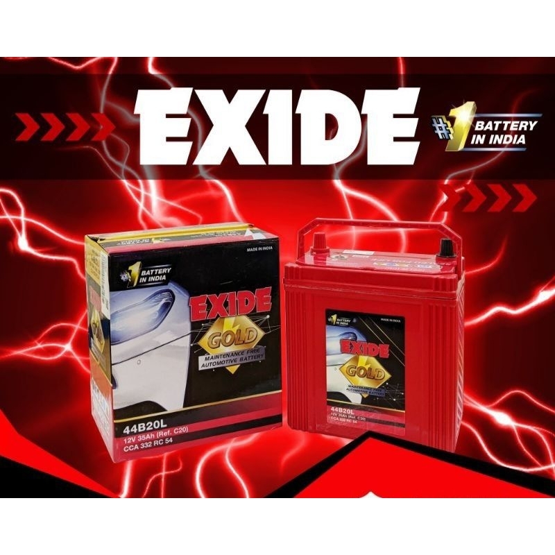 Exide Gold Maintainence Free Battery NS40ZL | Shopee Malaysia