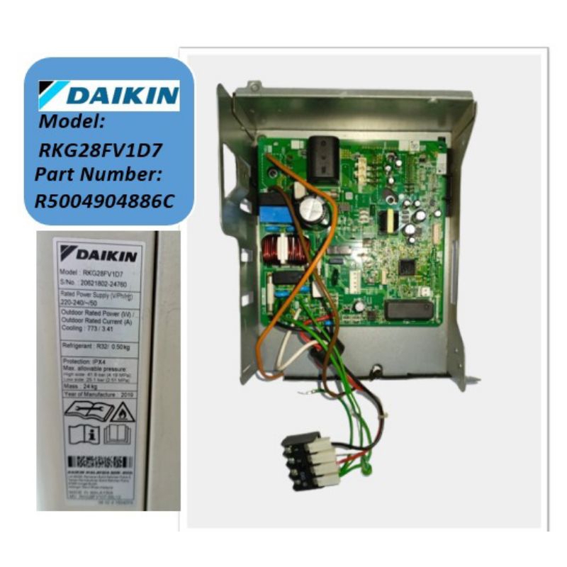 Daikin Outdoor PCB Board【 RKG28FV1D7 】(R50049046886C) | Shopee Malaysia