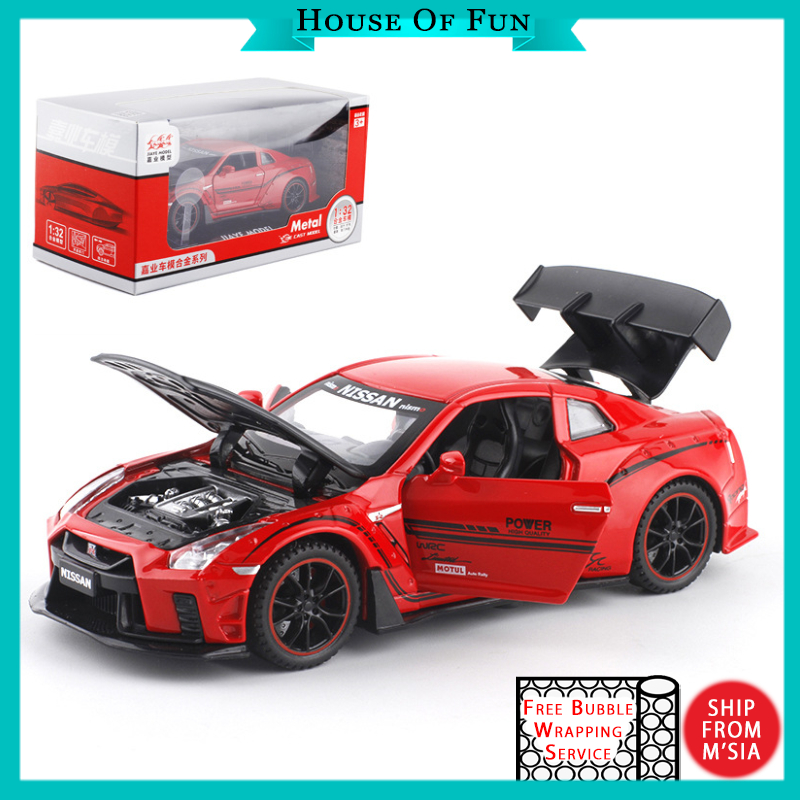 1:32 Merz Porsche Nissan GTR Honda Civic Type-R Alloy Diecast Model Car ...