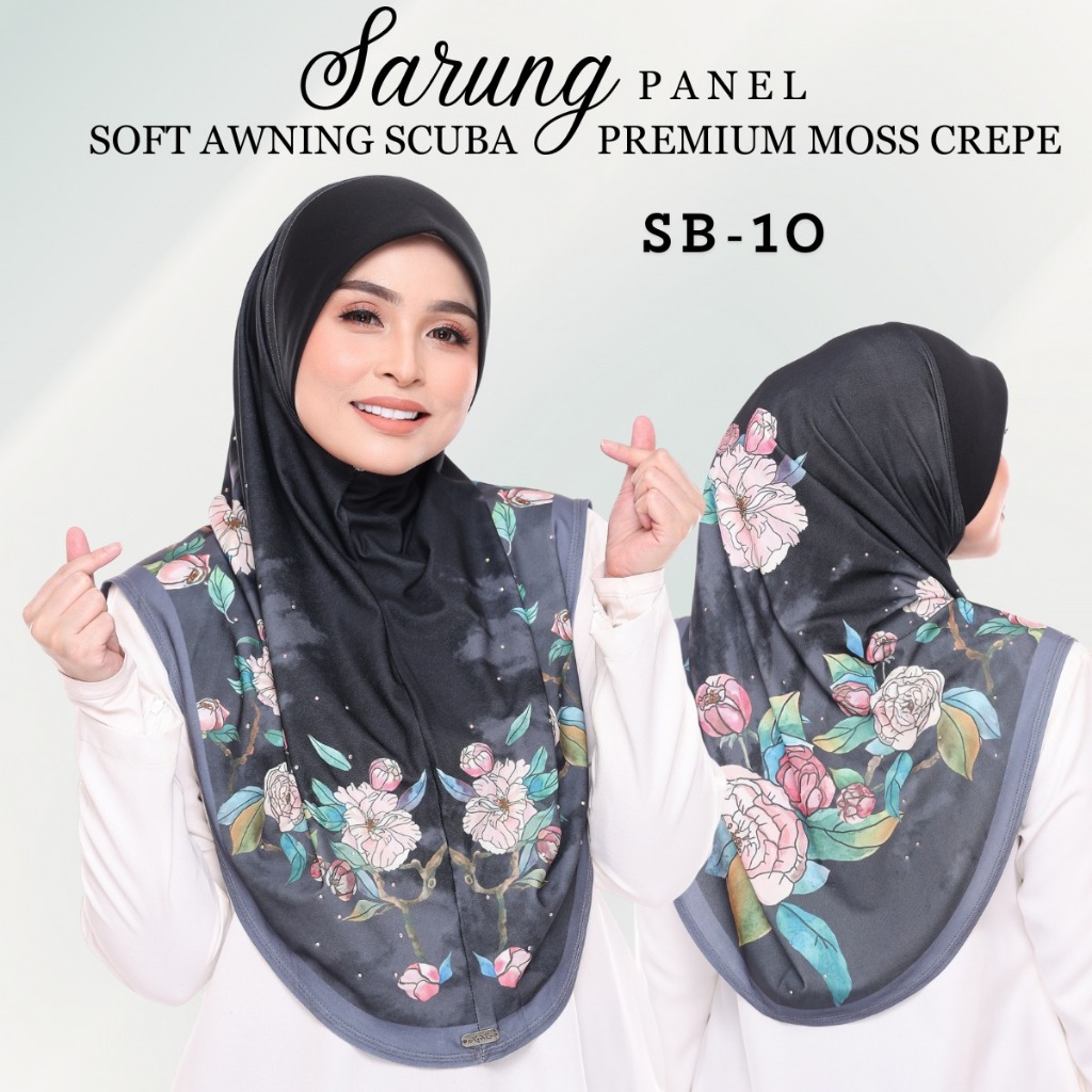 Tudung Sarung Sarima With Shifa Tag | Tudung Sarung Panel | Tudung ...