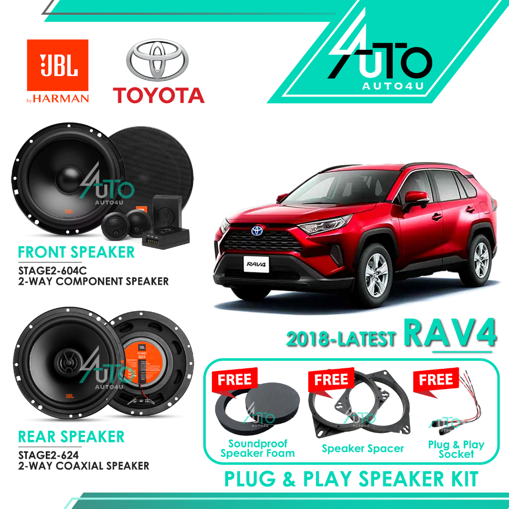 JBL Speaker Toyota RAV4 XA50 18-Latest Plug & Play Car Audio PNP Front ...