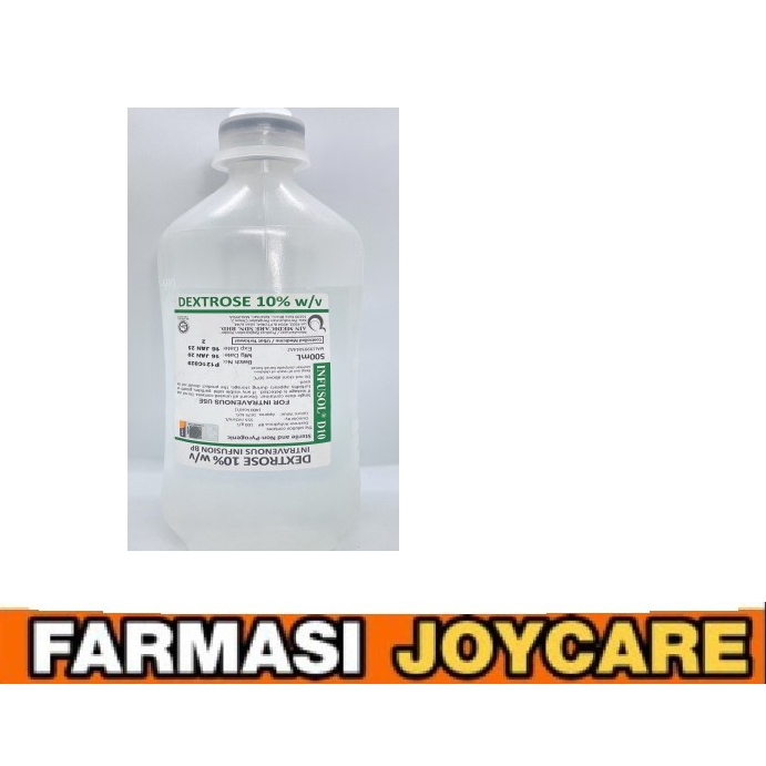Infusol D10 (Dextrose 10%w/v) Intravenous Infusion BP 500mL (Exp: June ...