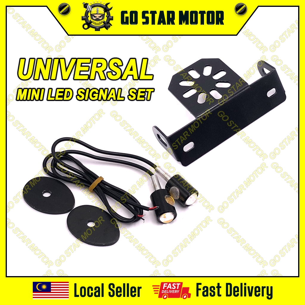 LED SIGNAL SET UNIVERSAL YAMAHA Y15ZR Y150 LC135 R15 R25 FZ150 SRL115 ...
