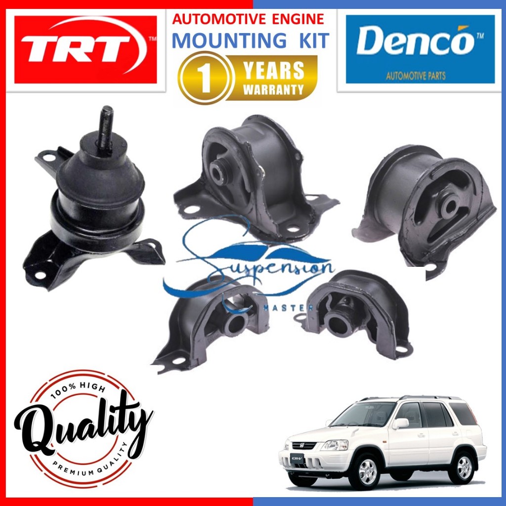 1 SET TRT DENCO (RANDOM) BRAND ENGINE MOUNTING - HONDA CRV S10 RD1 2.0 1995-1996 1 YEAR WARRANTY ...