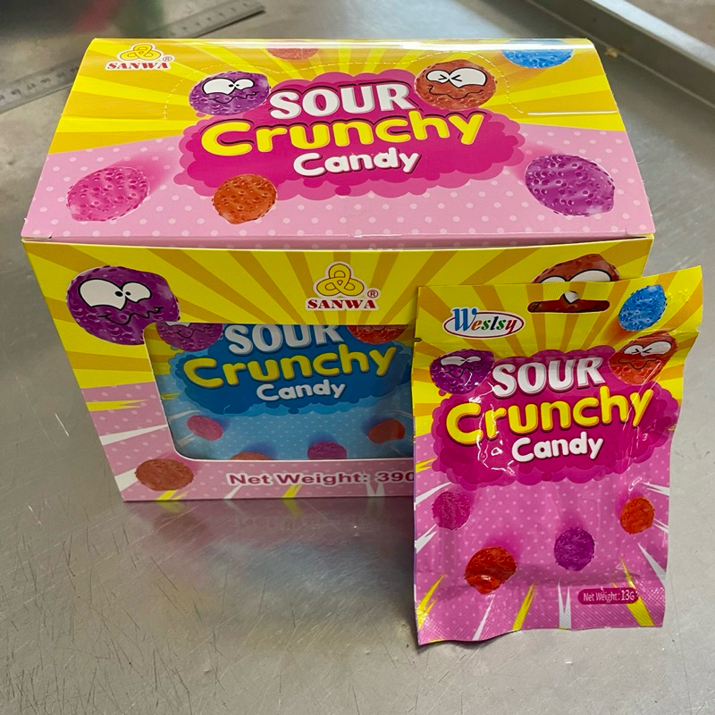 Sanwa Sour Crunchy Candy 30pcs | Shopee Malaysia