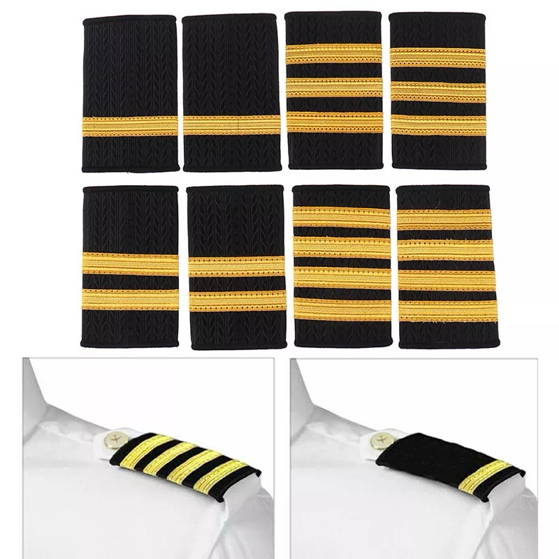 [KEDAI LOKAL 🇲🇾] Pilot Epaulettes Captain Shoulder bar Juruterbang ...