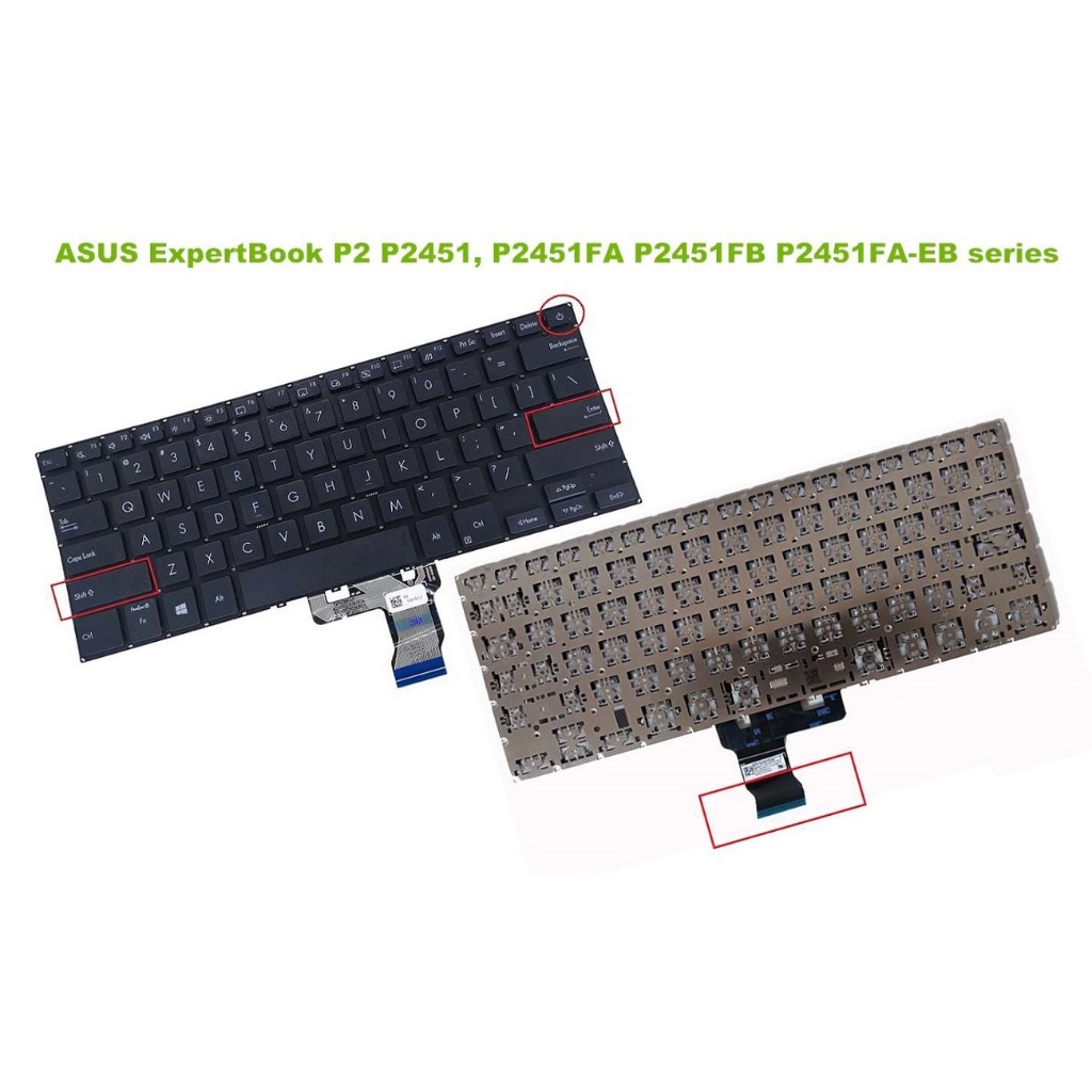 ASUS ExpertBook P2451 P2451F P2451FA P2451FB P2541 P2541F US Laptop ...