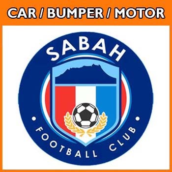 Sabah FC Logo - Car Sticker / Bumper Sticker / Motor Sticker / Helmet ...