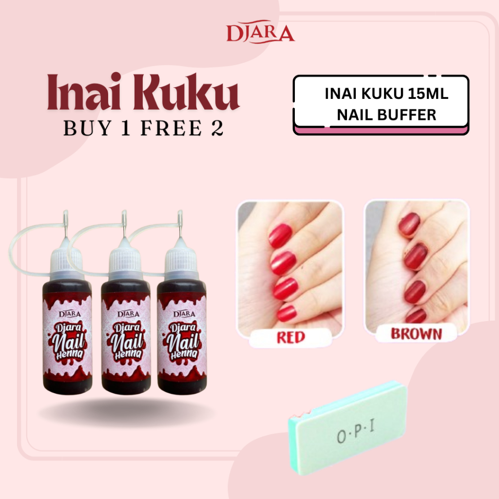 (BUY 1 FREE 2) INAI KUKU CANTIK / BEAUTIFUL NAIL HENNA | Shopee Malaysia