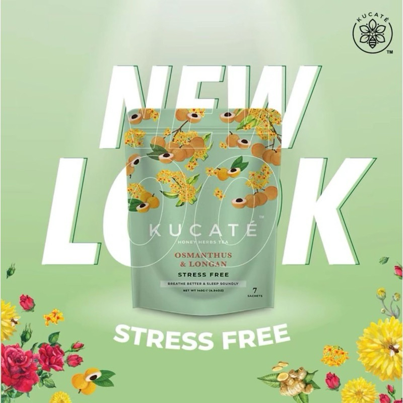 KUCATE STRESS FREE- Osmanthus & Longan | Shopee Malaysia