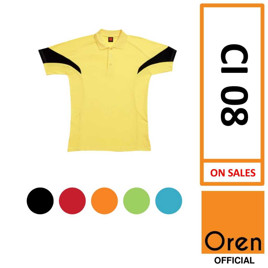 Oren Sport CI Cotton Interlock Polo Shirt CI08 | Shopee Malaysia